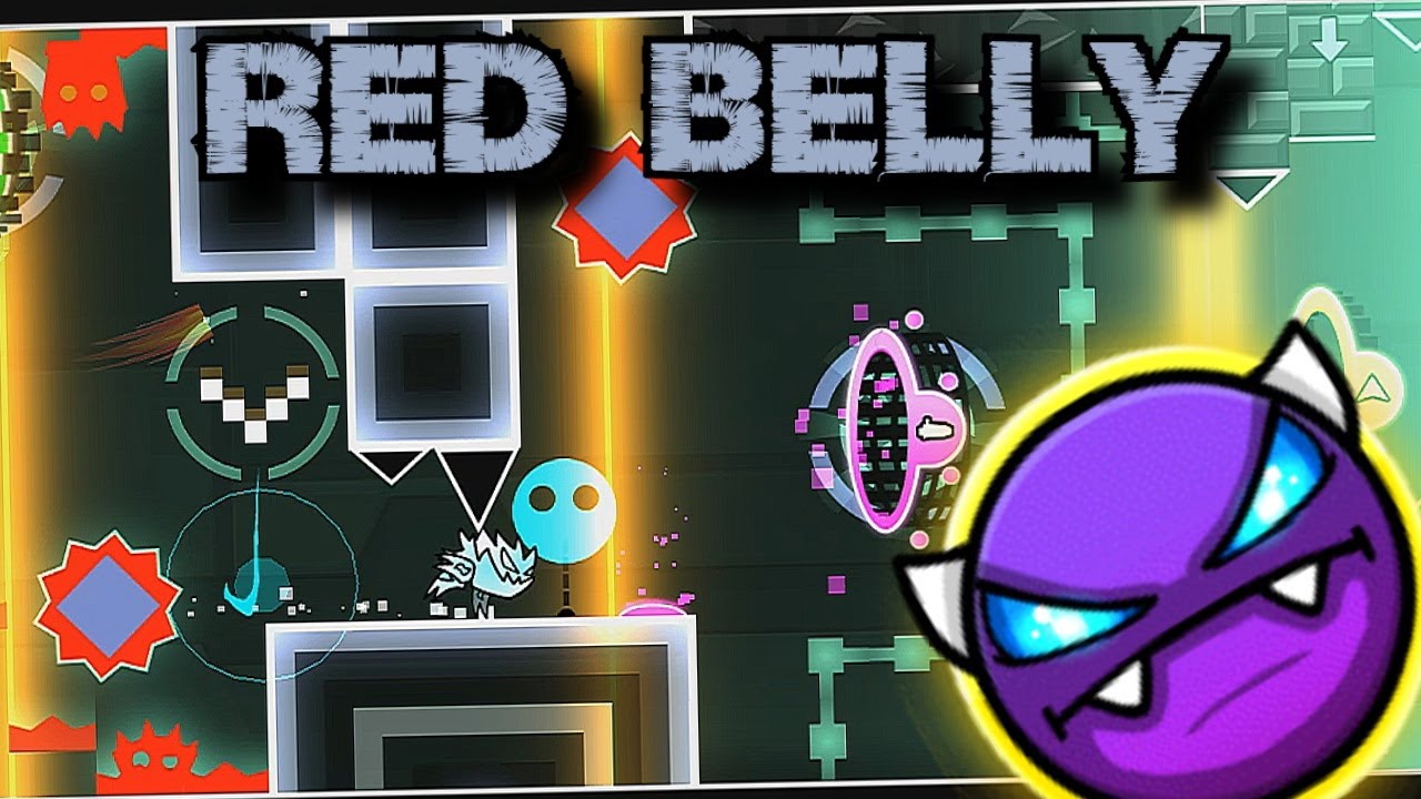 "RED BELLY" [DEMON] All Coin - Geometry Dash 2.2 - YouTube