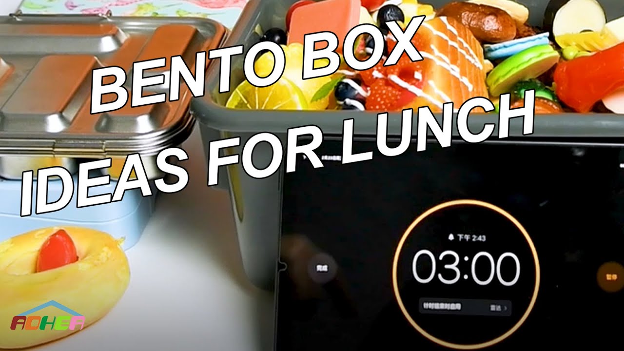 Bento Box Lunch Ideas for Work & School – Adult LUNCHABLES! - YouTube