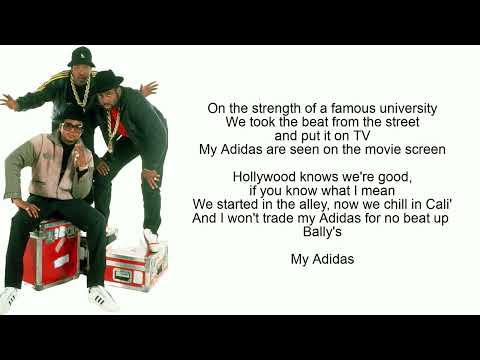 My Adidas by Run-DMC (Lyrics)