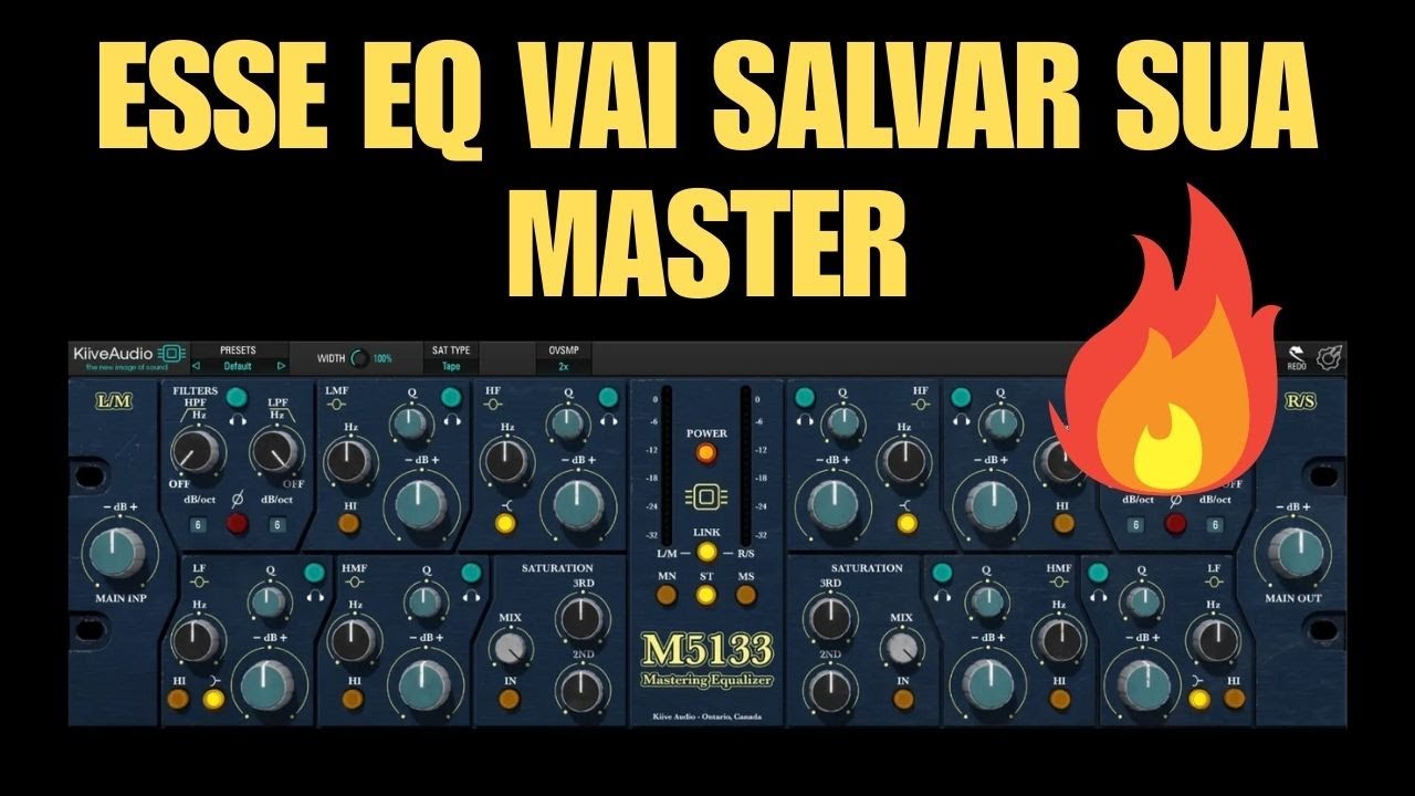 Masterizando com o M5133 Mastering Equalizer da Kiive Audio - YouTube