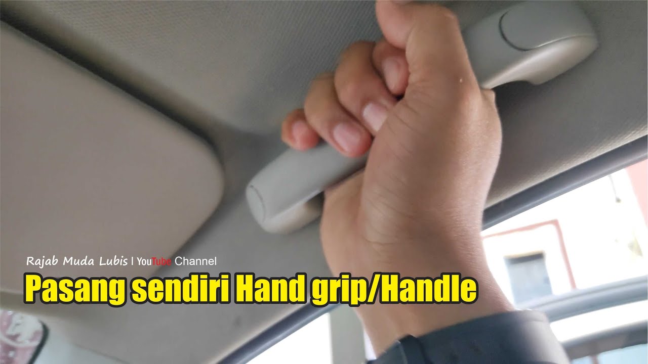 Cara Pasang Sendiri Hand grip/Handle di Mobil Ayla/Agya - YouTube