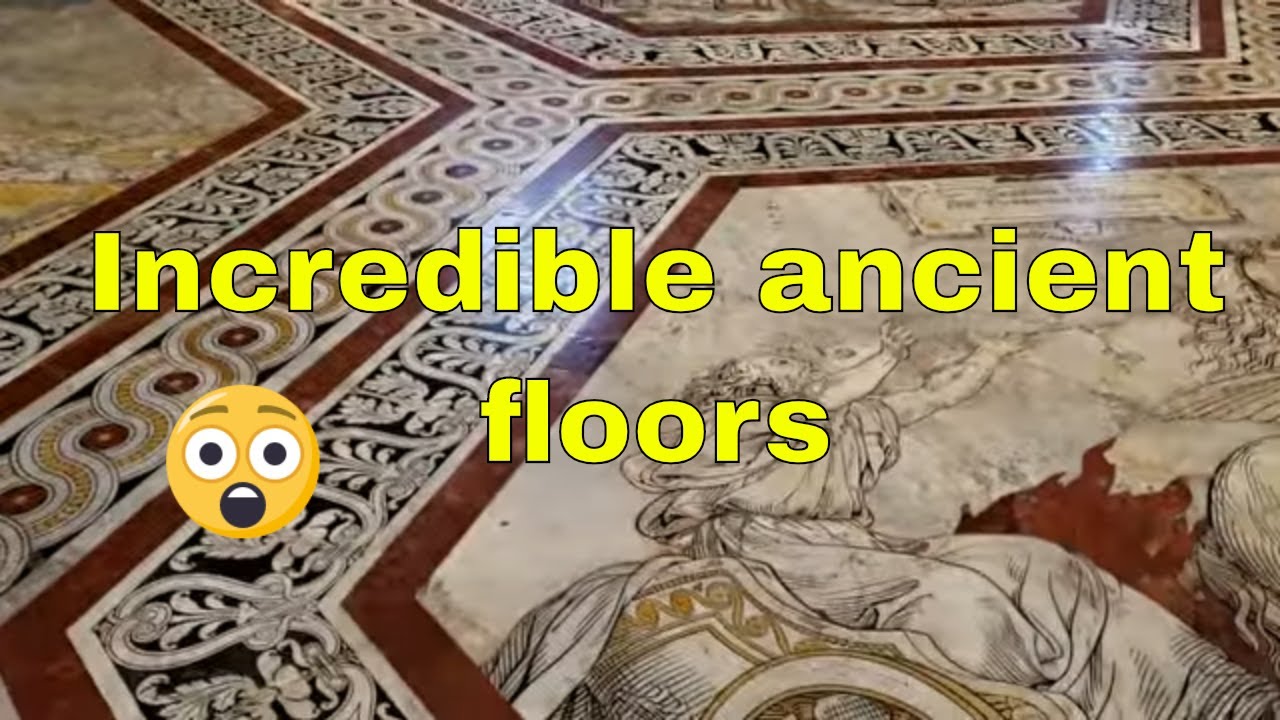 Cathedral floors, masters of old contrasted with hack tile work of today - YouTube