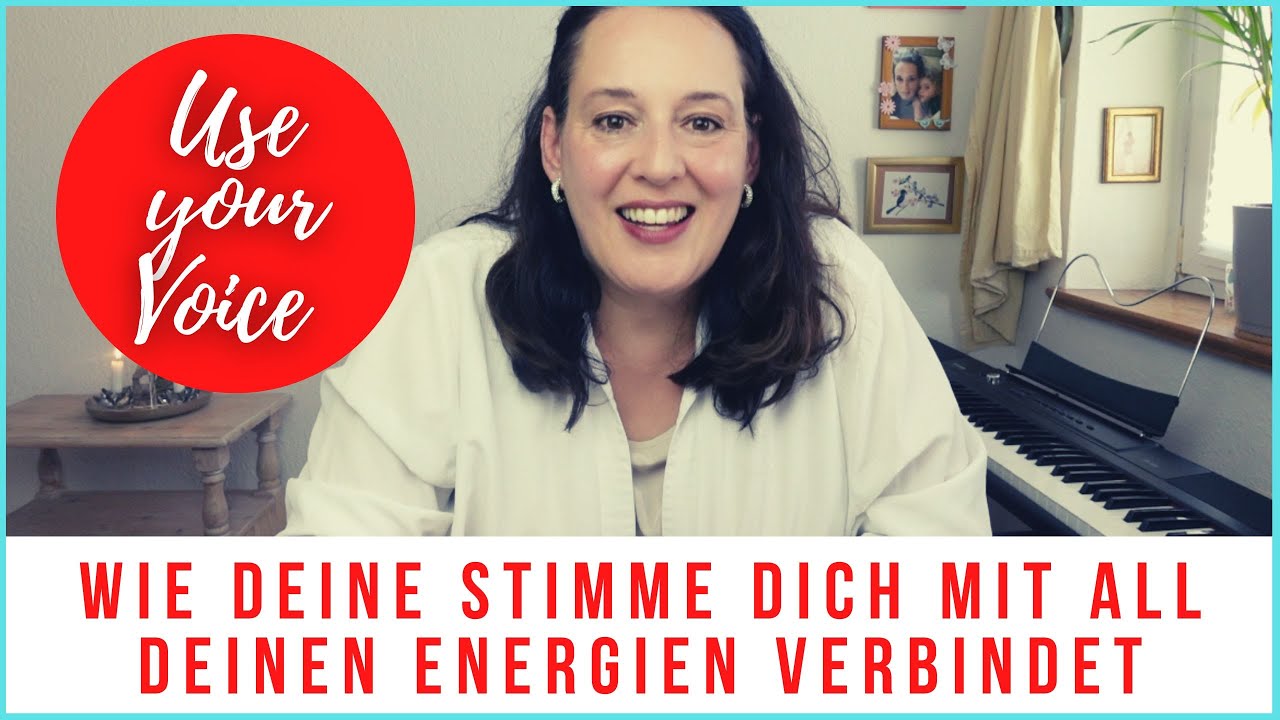 Für Dich da / Deine Stimme öffnet Dir den Zugang zu all Deinen Energien ...