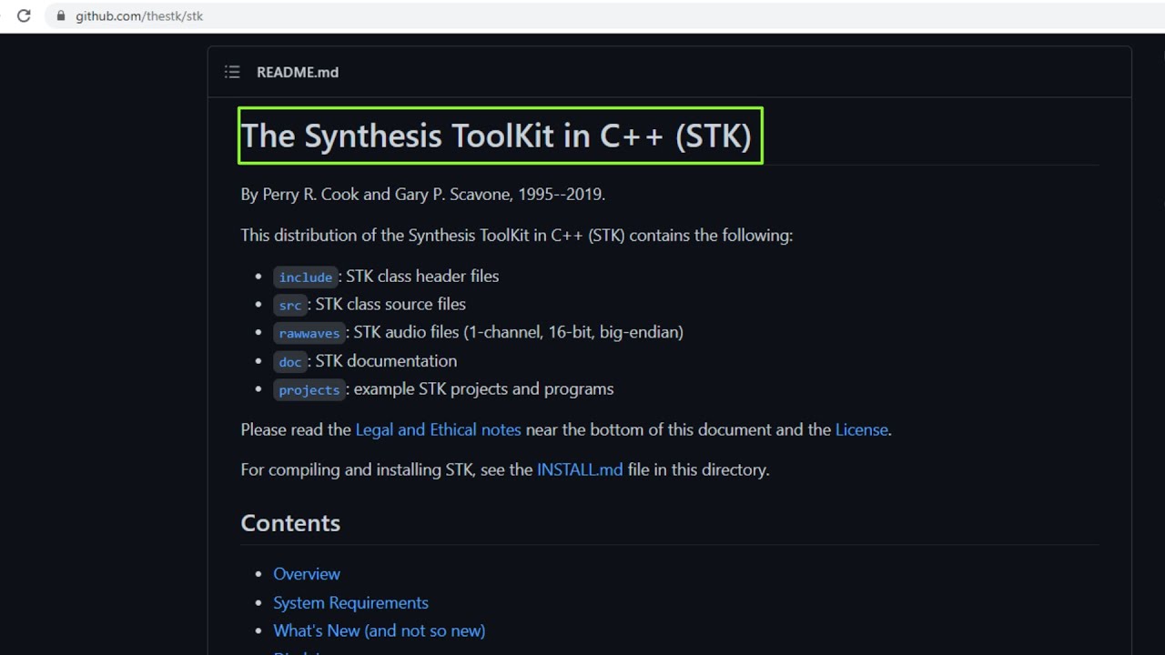 29 - STK Instruments - Creating Electronic Music with ChucK - YouTube