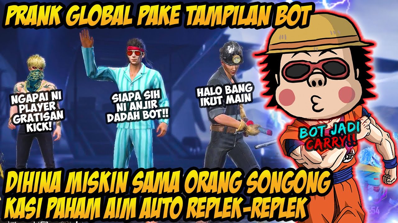 Prank Global Nyamar Jadi Bot Gosong Dihina Bocil Miskin Orang Songong