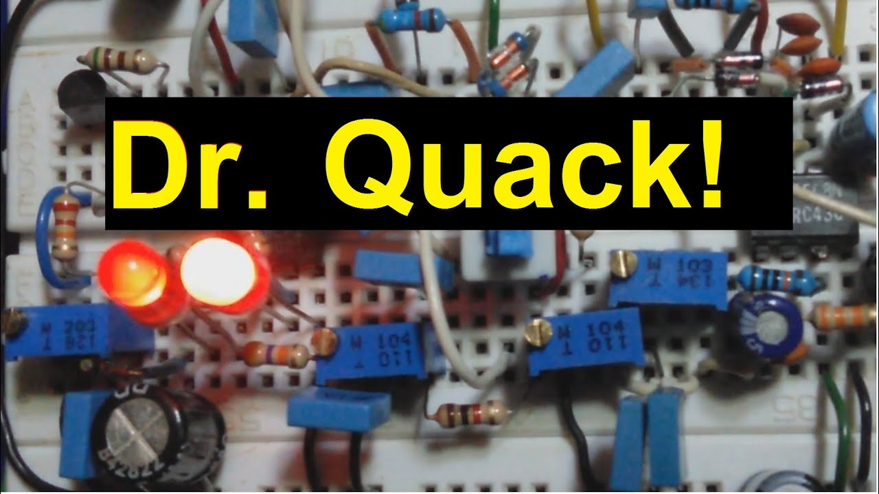 Dr. Quack guitar envelope filter pedal circuit - YouTube