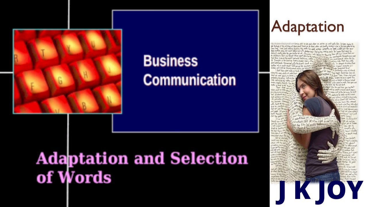 Adaptation and the Selection of Words - YouTube
