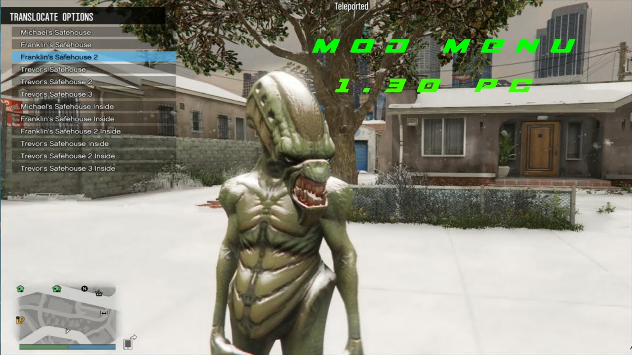 GTA 5 PC Mod Menu InfaMous Online Patch [1.30] Tutoriel - YouTube