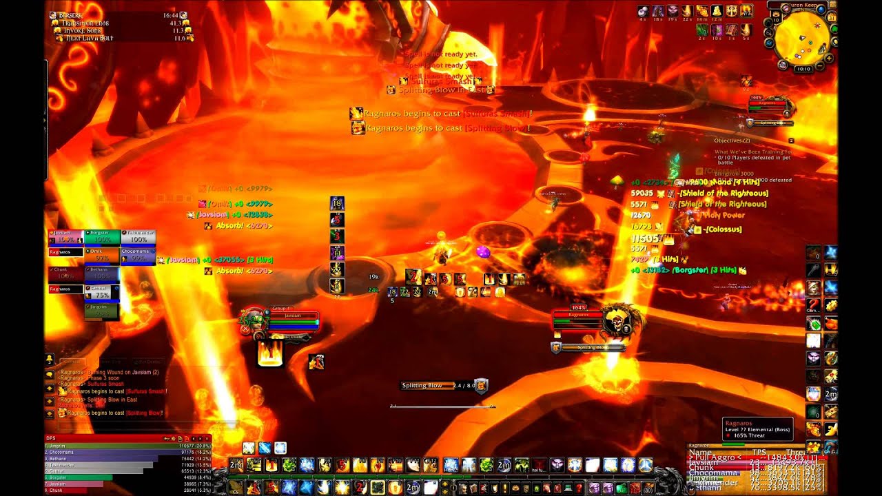 Deadly Moss Bods VS. Ragnaros (Firelands) - Better Late than Never ...