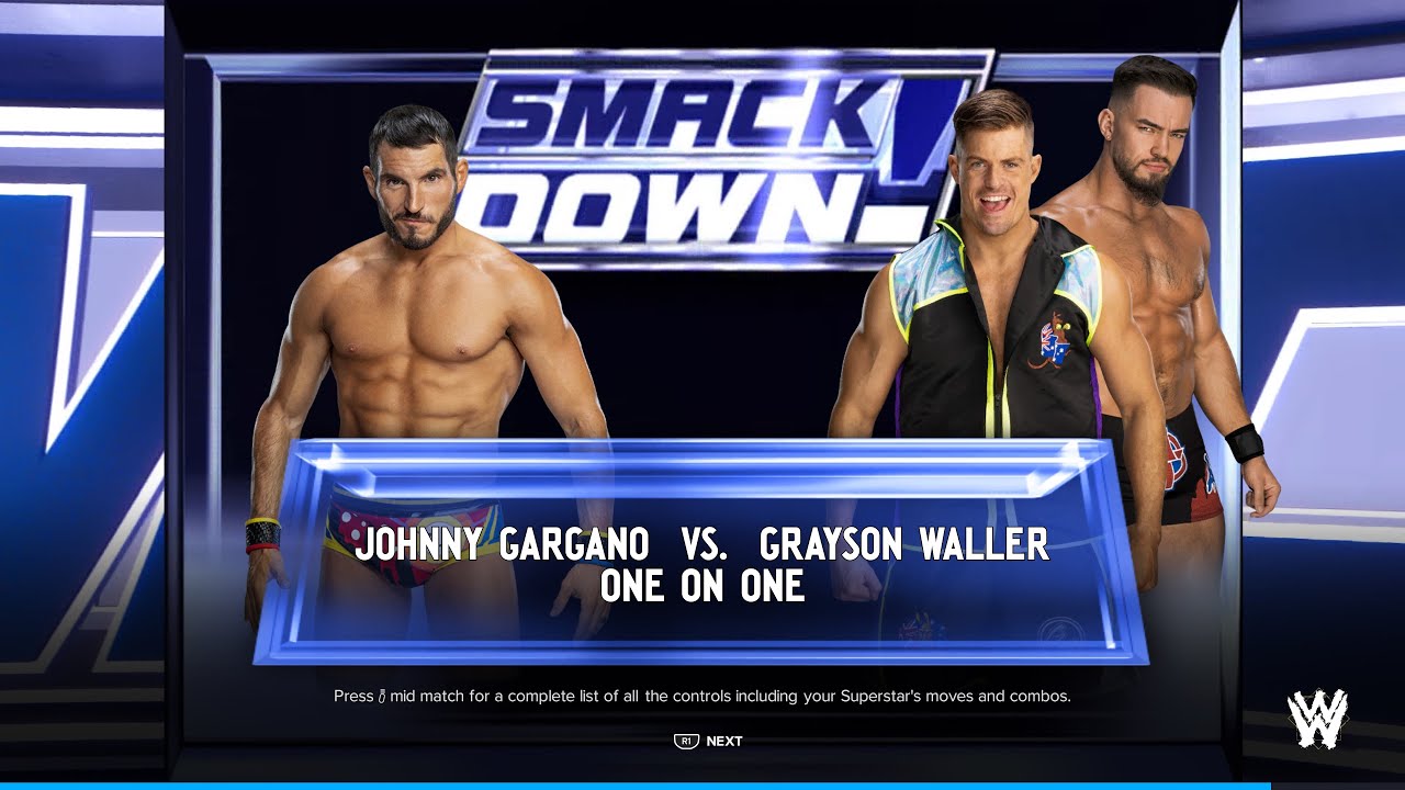 WWE 2K24 - ONE ON ONE | JOHNNY GARGANO VS GRAYSON WALLER | LIVE ON ...