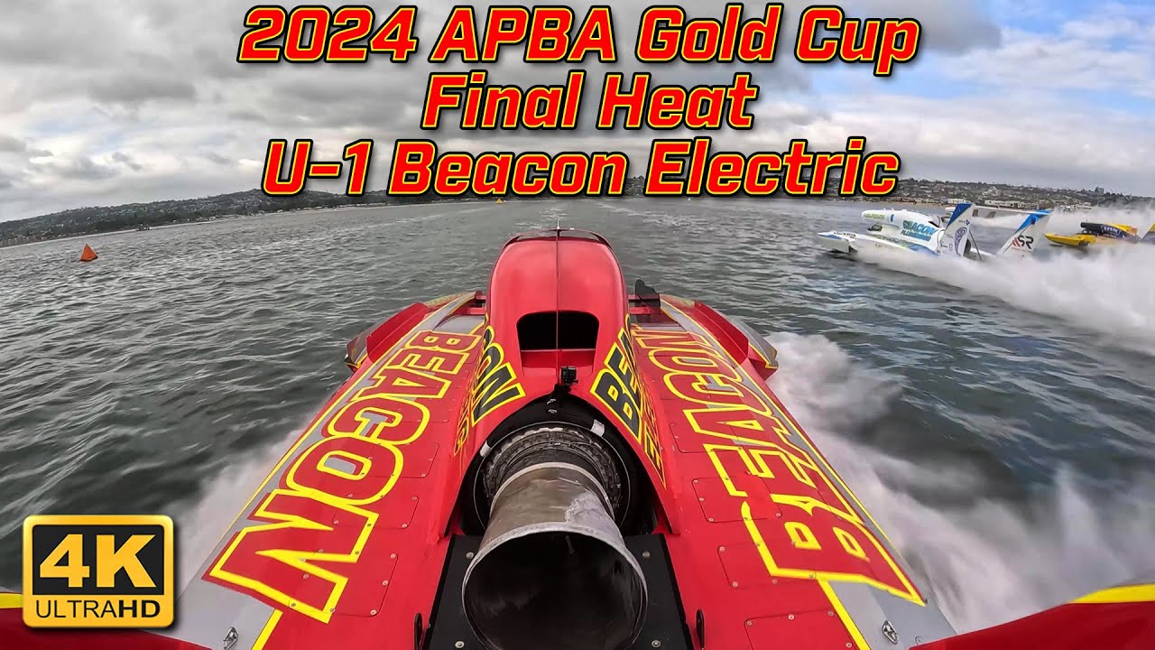 U-1 Beacon Electric: 2024 APBA Gold Cup Final Heat - YouTube