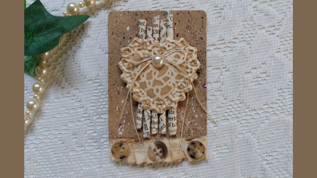Altered Playing Card Number 11 #fulldeckchallenge2 - YouTube