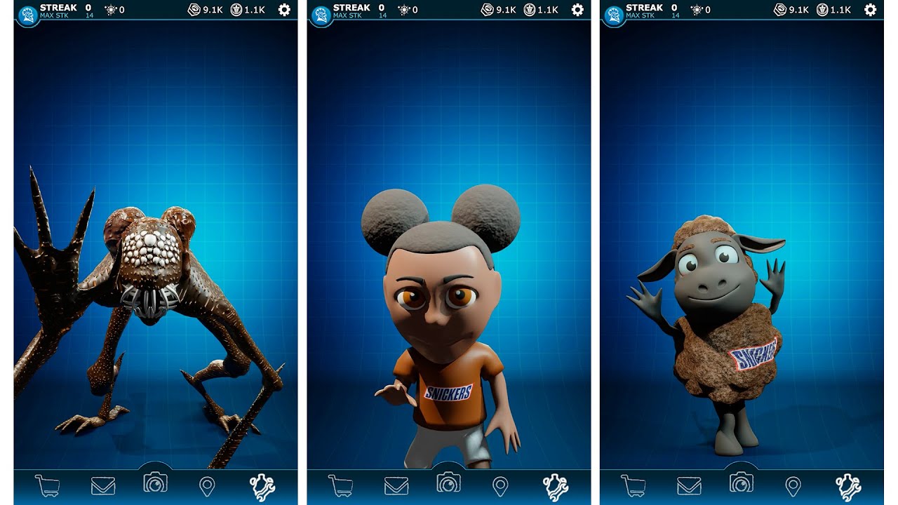 FNAF AR: Amanda The Adventurer Snickers Characters Workshop Animations ...