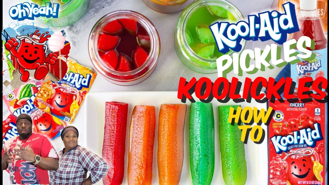 Kool Aid Pickles Koolickles (HOW TO) Make kool-aid pickles - YouTube