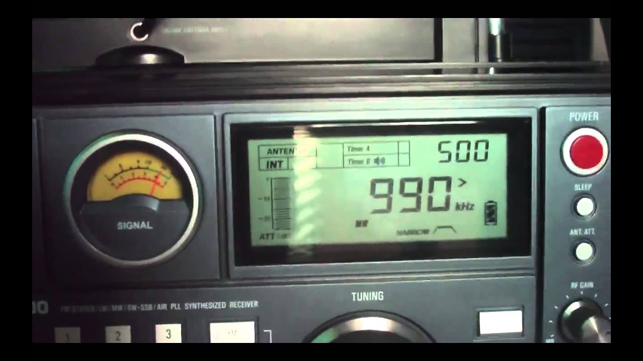 990 khz Radio Record Rio de Janeiro , 100 Mil Watts , RJ , Brasil - YouTube