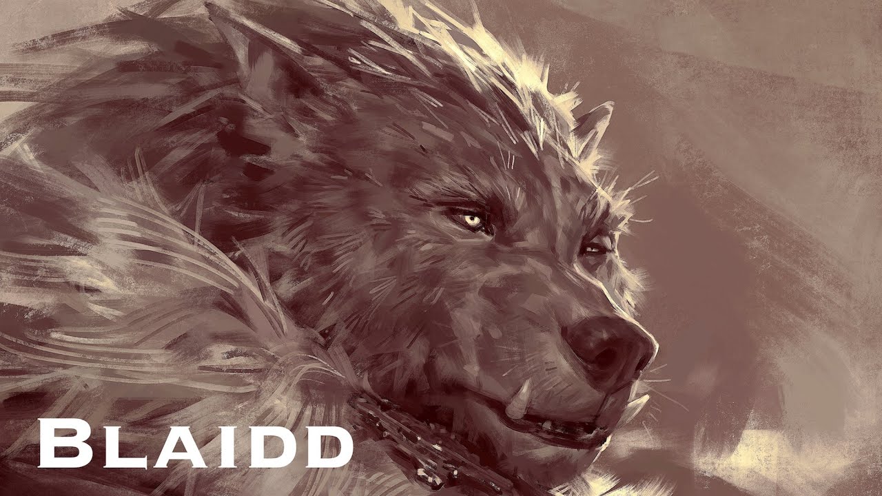 HalfWolf Blaidd SpeedPaint! (Drawing Time-lapse) - YouTube