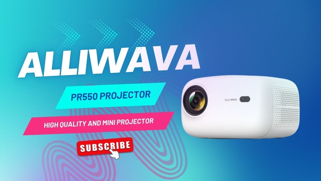 Alliwava PR550 Projector|Smart Portable Projector, High 4K Image ...