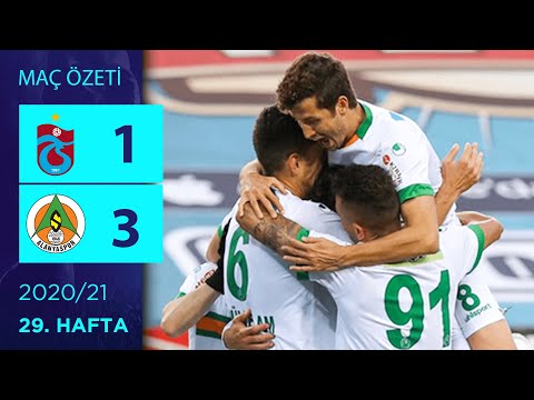 ÖZET: Trabzonspor 1-3 A. Alanyaspor | 29. Hafta - 2020/21