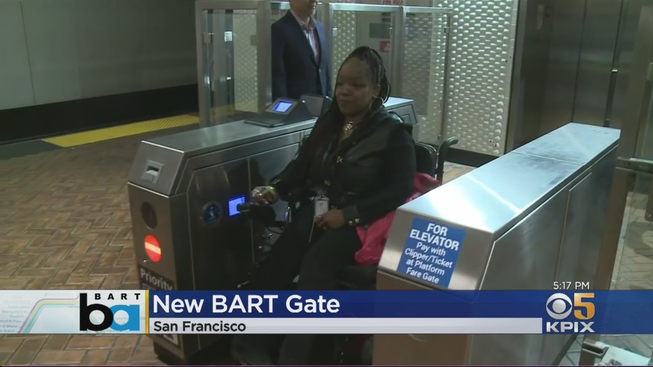 BART Unveils New Fare Gate Aimed At Improving Accessibility, Deter Fare ...