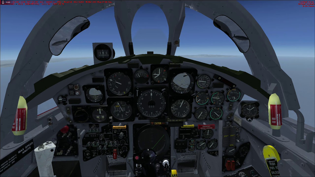 FSX: F 104 Starfighter & 70.000 ft - YouTube