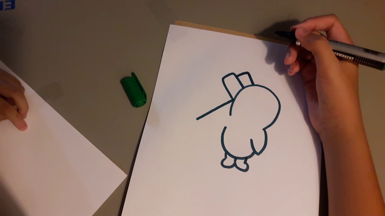 How to draw sally from line friends - YouTube