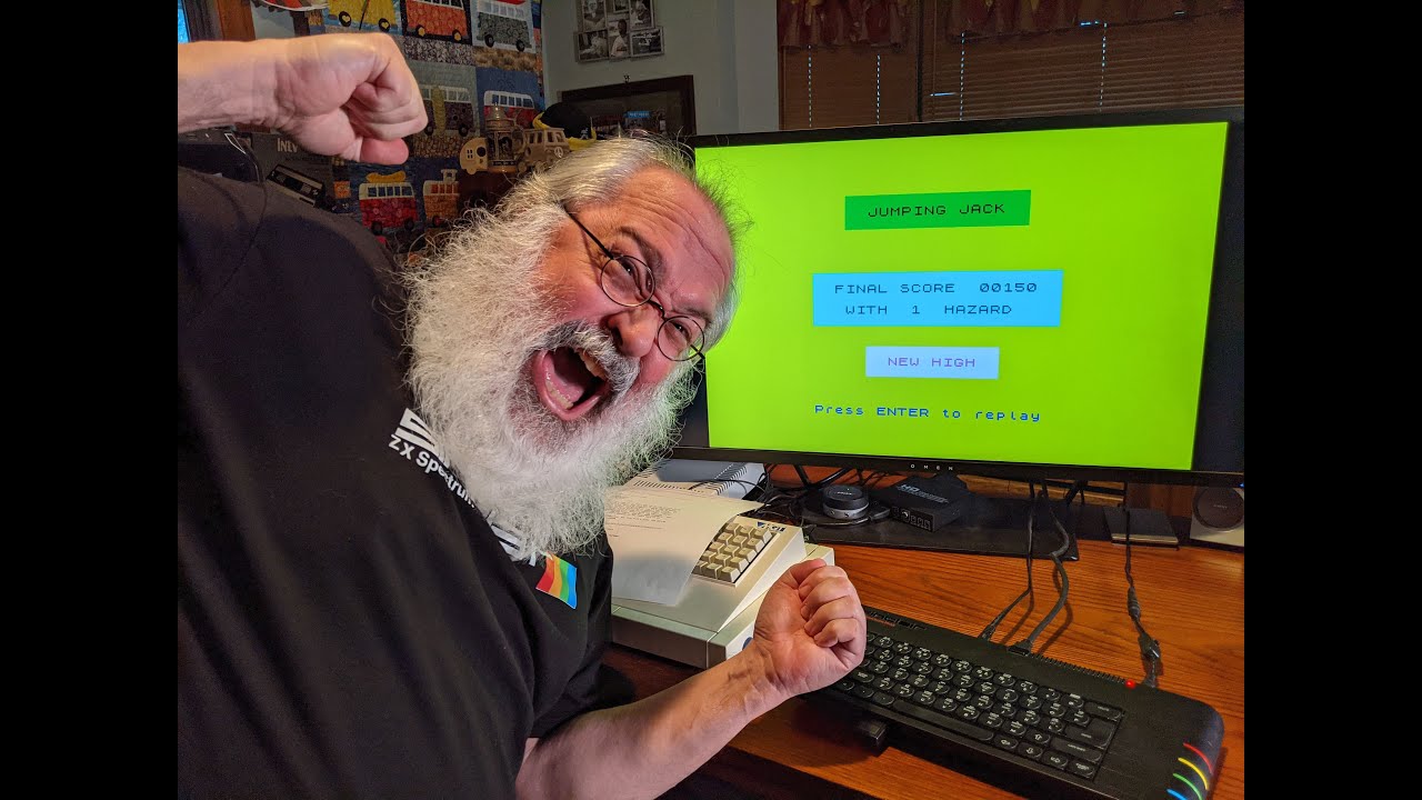 OMG - Jumping Jack - Sinclair ZX Spectrum Game - Retro Computer Gaming ...