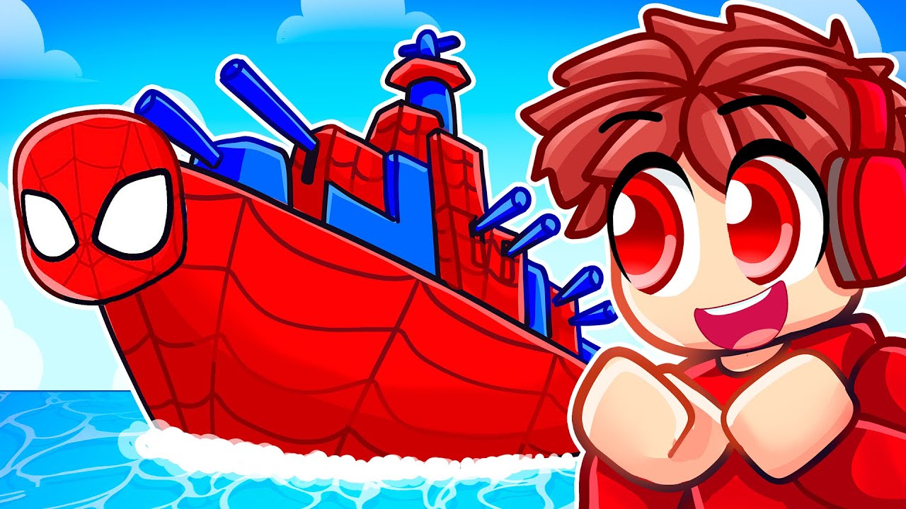 Building SUPER HERO BOATS in Roblox Build a Boat! - YouTube