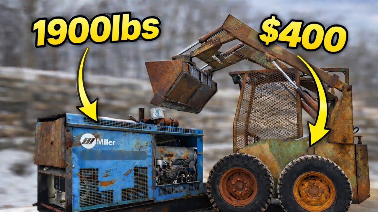 $400 Skid Steer Revival: Final Repairs and a 1,900lb Lift Test: Hydra ...