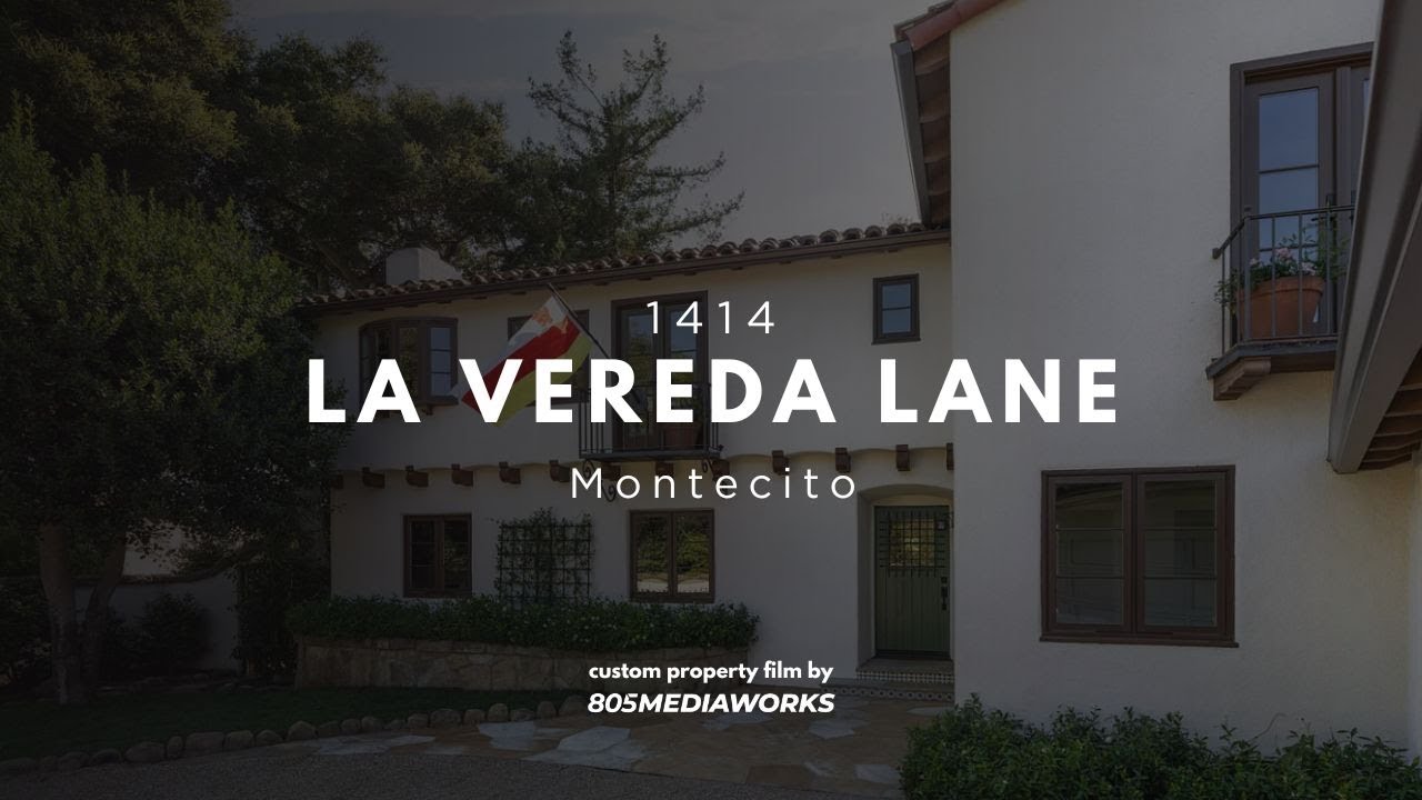 Montecito Spanish Gem - 1414 La Vereda Lane | 805MediaWorks - YouTube