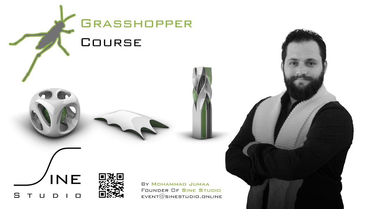 Grasshopper Course - The Best Parametric Design Tool - Take The Course With Sine Studio - YouTube