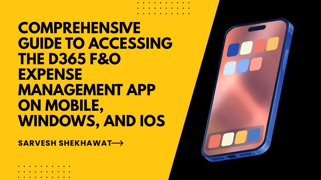 Comprehensive Guide to Accessing the D365 F&O Expense Management App on ...