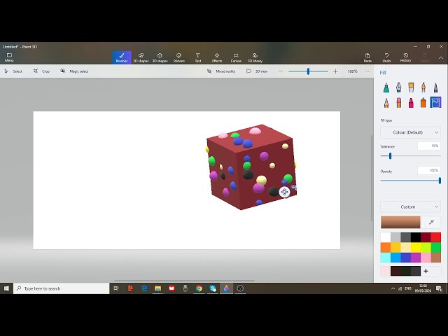Color 3d Cube Windows Color Cube 3d Rainbow Color Theory Sculpture