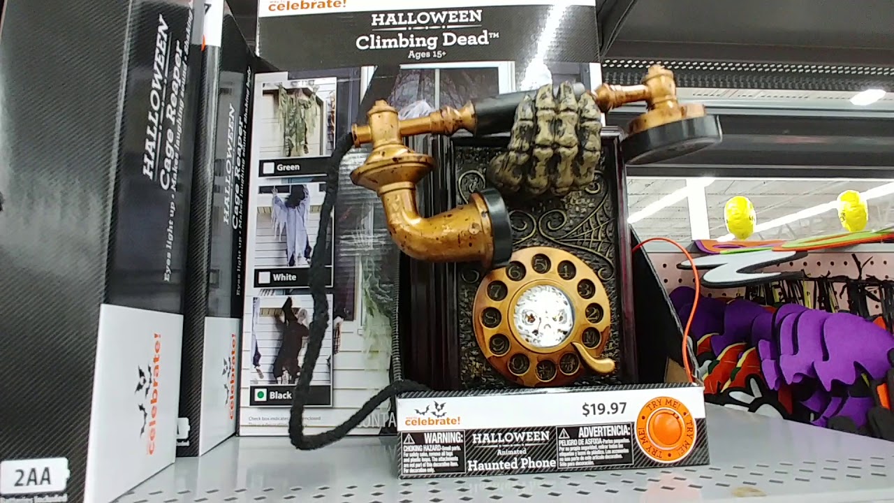 Halloween Haunted Phone at Walmart 2018 - YouTube