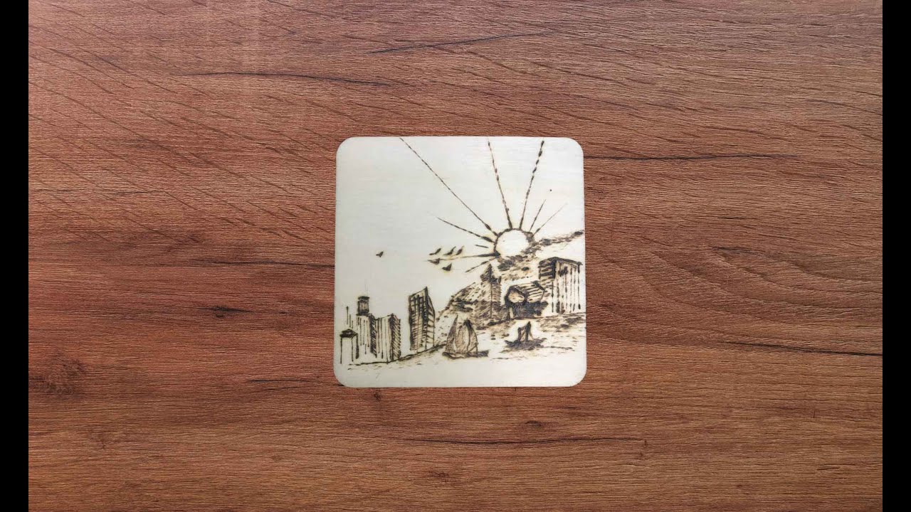 Landscape Pyrography (Phase -1) by Dorothy Gibson - YouTube