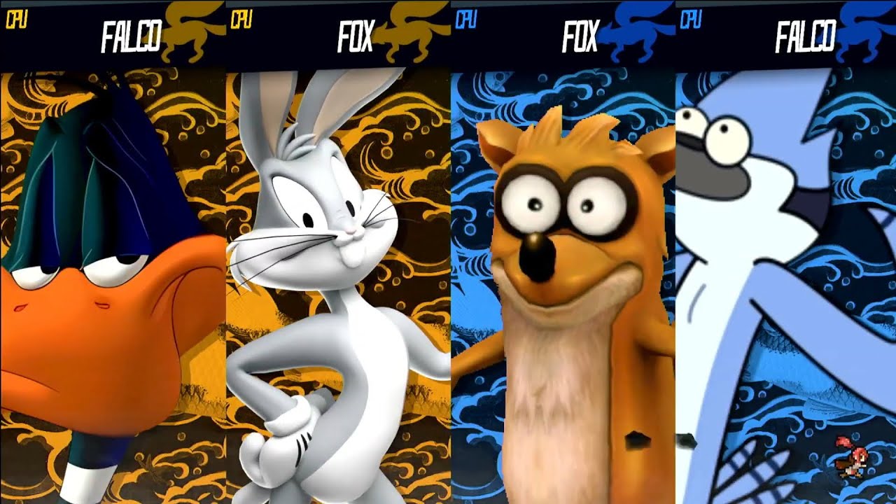 Bugs Bunny & Daffy Duck VS Mordecai & Rigby - Requested Smash Battle ...