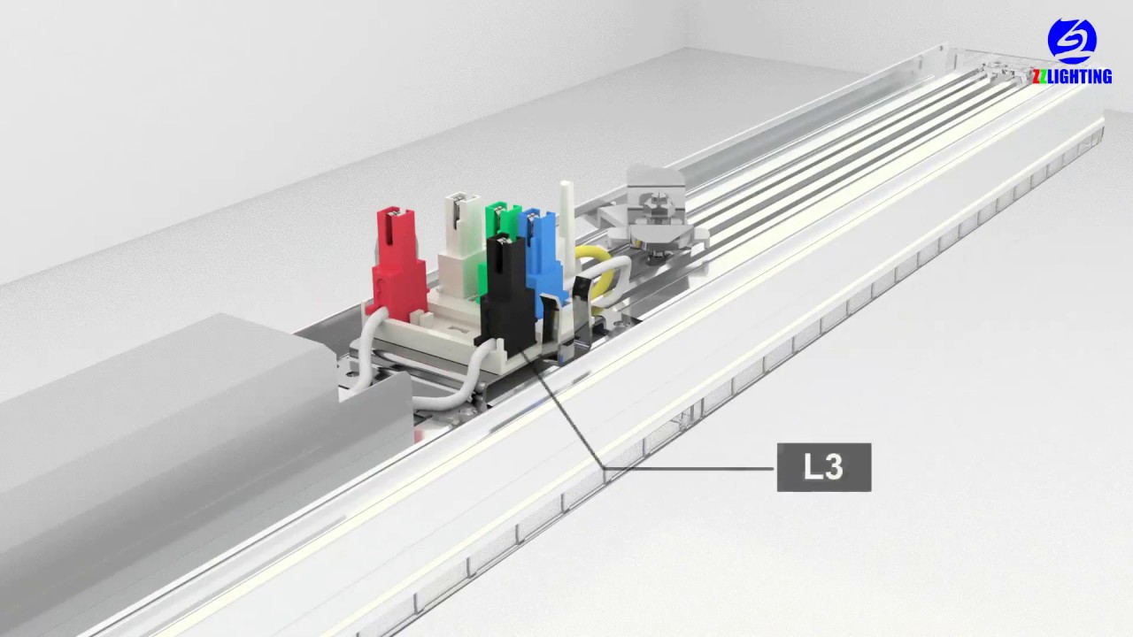 Seamless splicing LED Track Linear Lighting System - YouTube