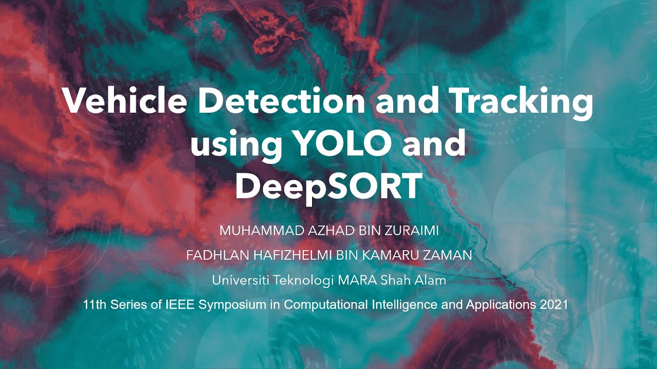 Vehicle Detection And Tracking Using Yolo And Deepsort Youtube