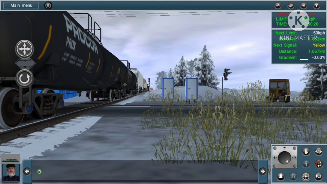 unstoppable trainz in snow - YouTube
