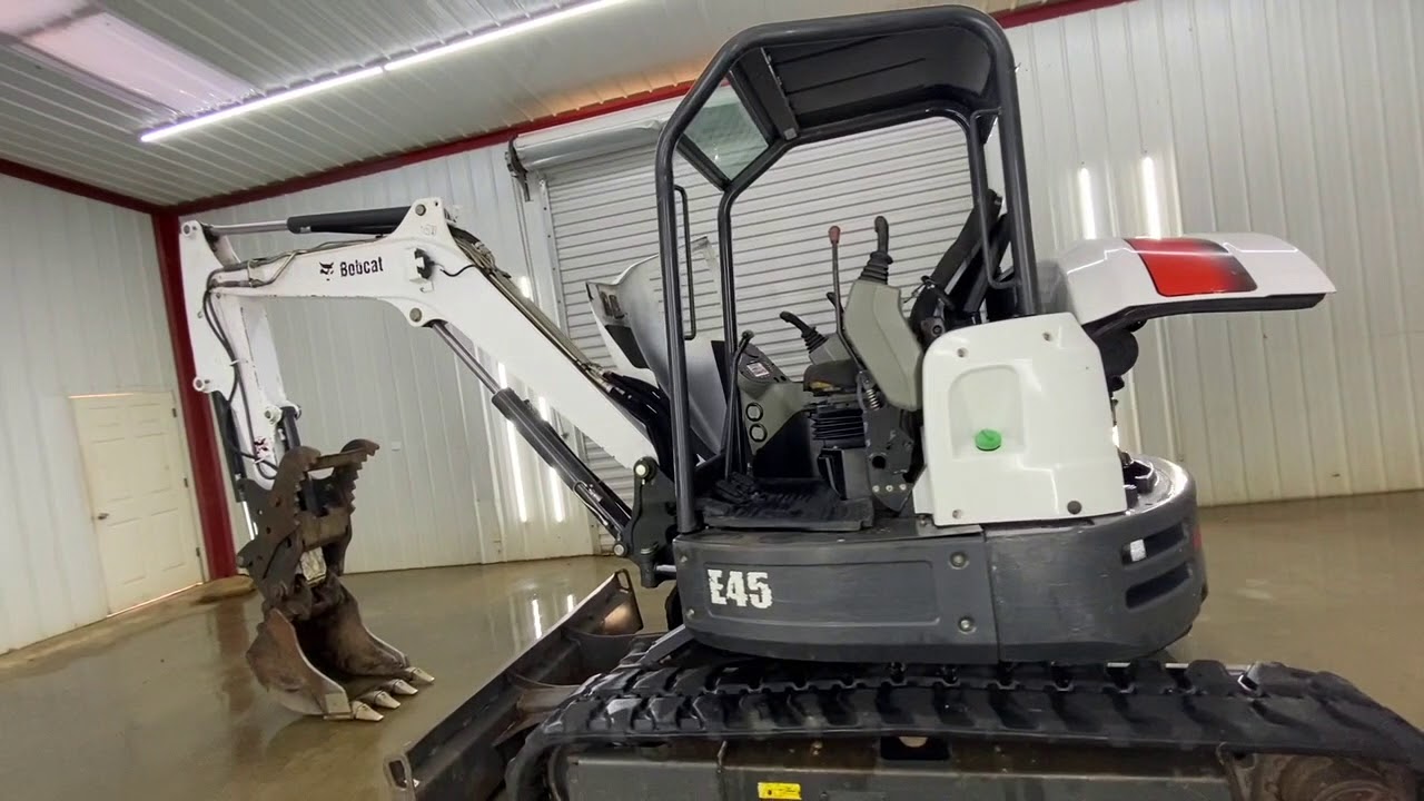 BOBCAT E45 11475 - YouTube