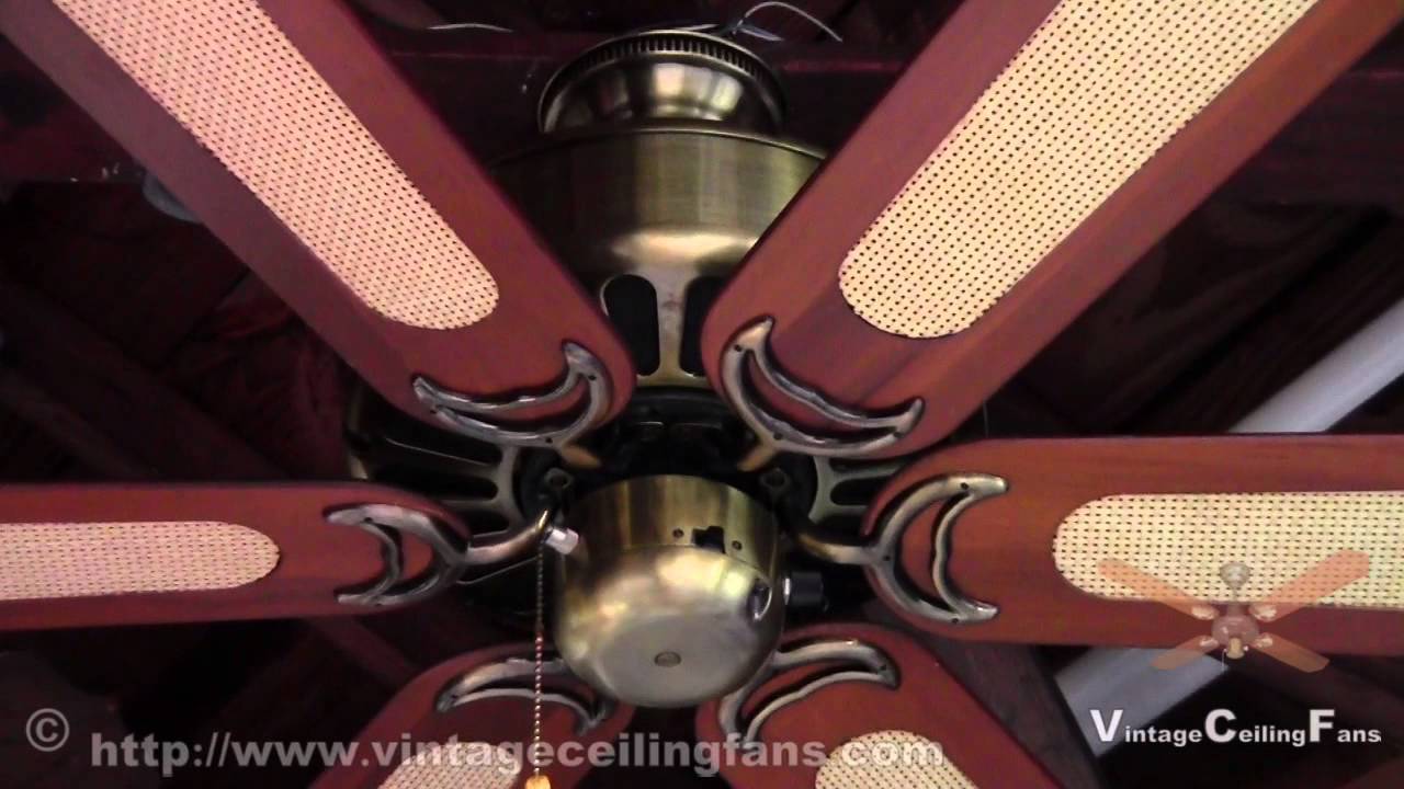 American Industries Six Blade Ceiling Fan - YouTube