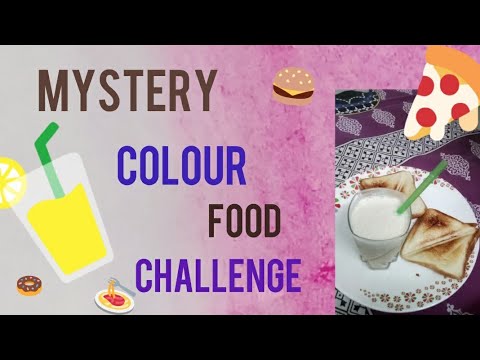 Colour Food Challenge | Food Challenge Mystery | - YouTube