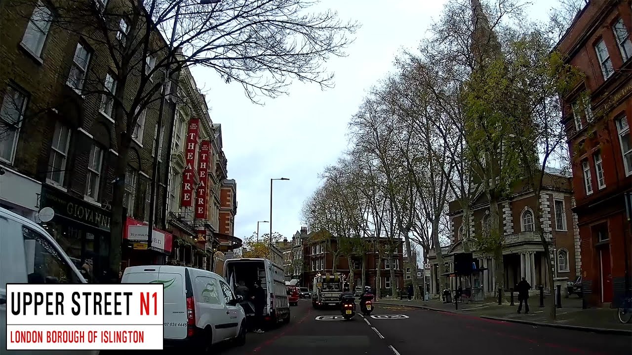 A Drive Through London Upper Street (Islington High Street) - YouTube