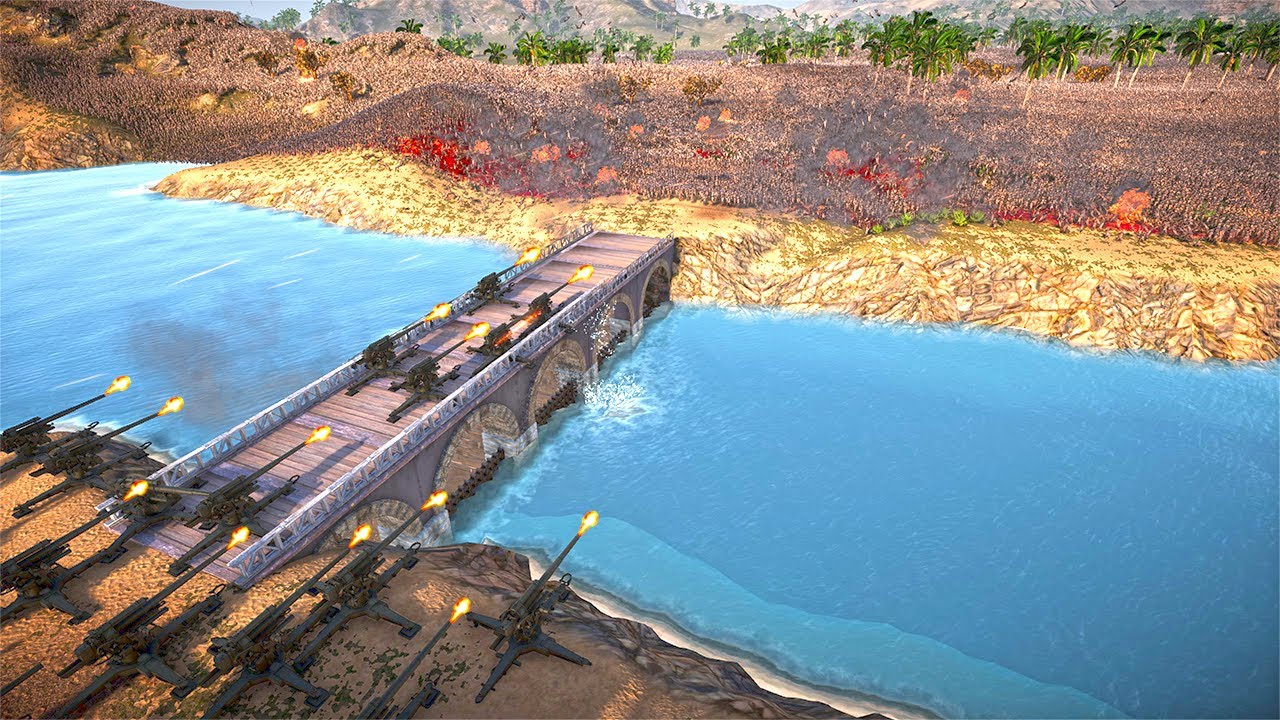 CAN US ARMY HOLD THE ZOMBIES FROM CROSSING THE BRIDGE? Ultimate Epic ...