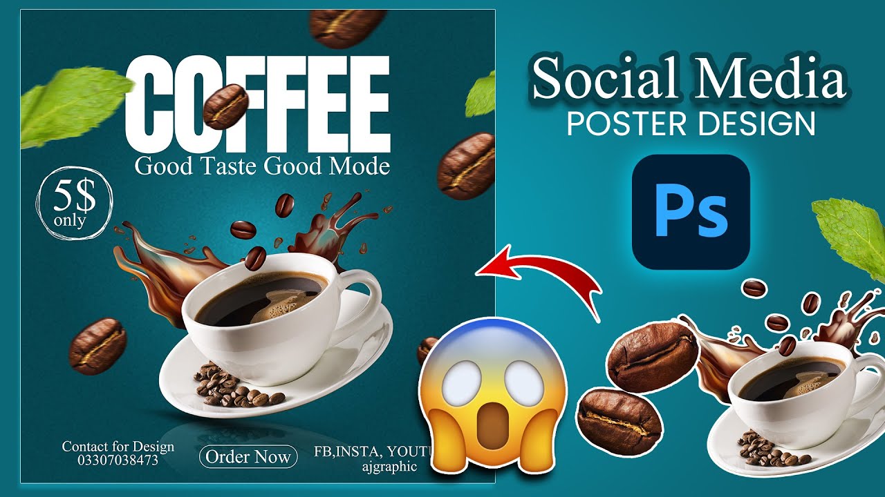 HOW TO CREATE A POSTER || ADOBE PHOTOSHOP - YouTube