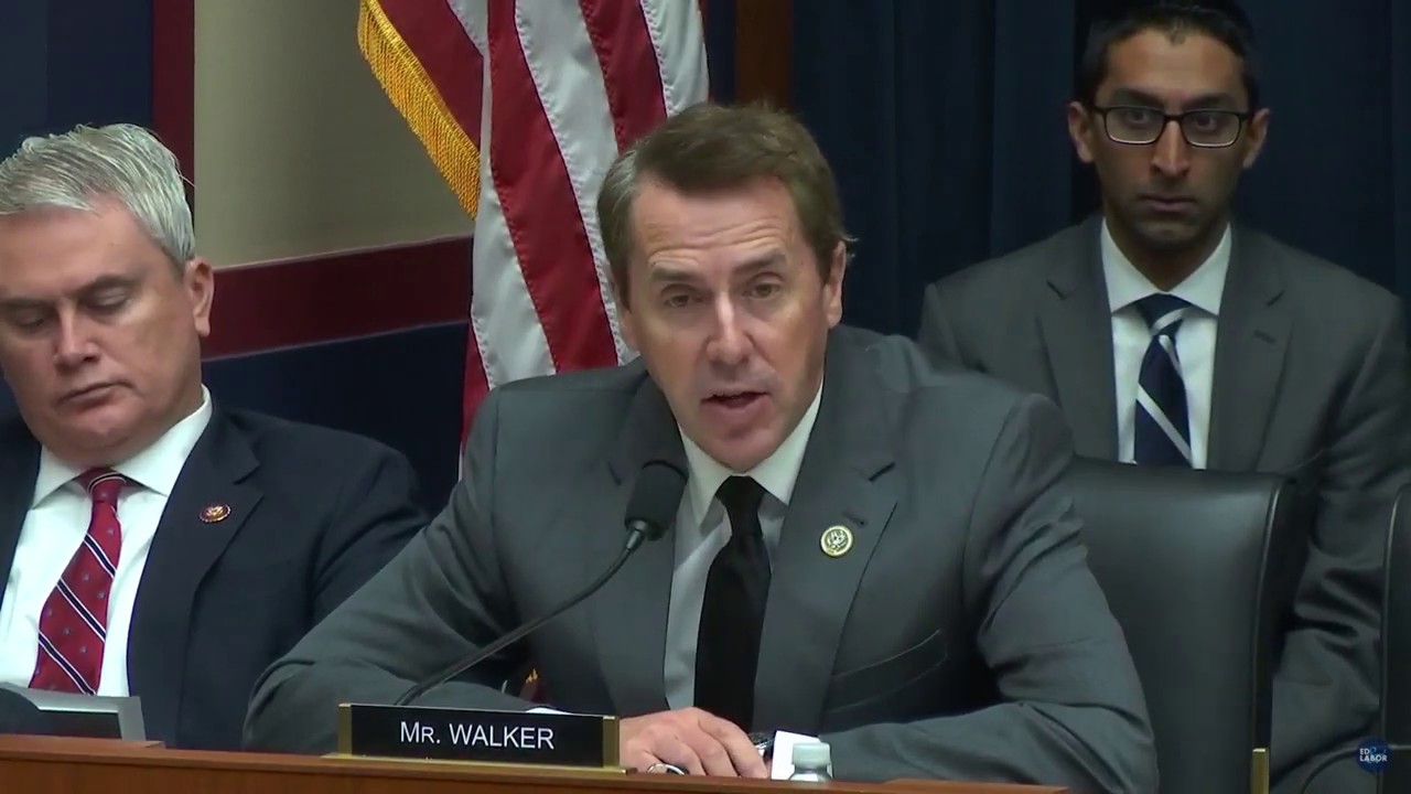 Rep. Mark Walker's Questions During Committee on Ed & Labor's Future of ...