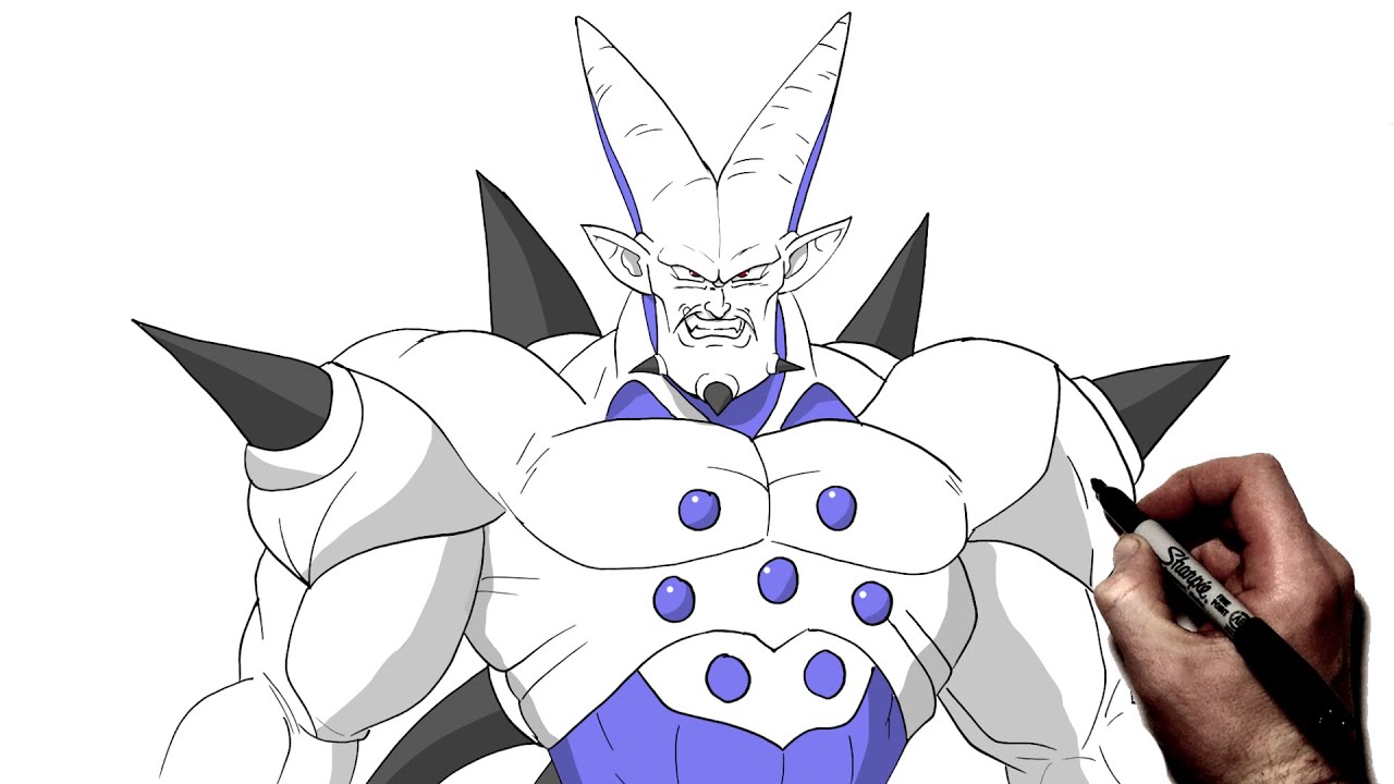 How To Draw Omega Shenron | Step By Step | Dragon Ball - YouTube