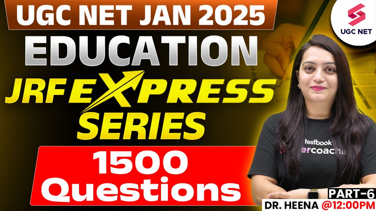UGC NET Education Paper 2 | UGC NET Education Questions #6 By Dr.Heena Mam | UGC NET Education ...