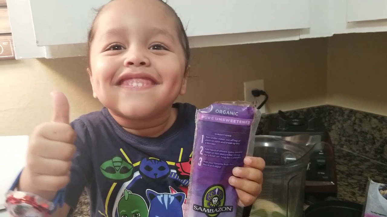 EASY TO MAKE ACAI SMOOTHIE - FOR TODDLERS - YouTube