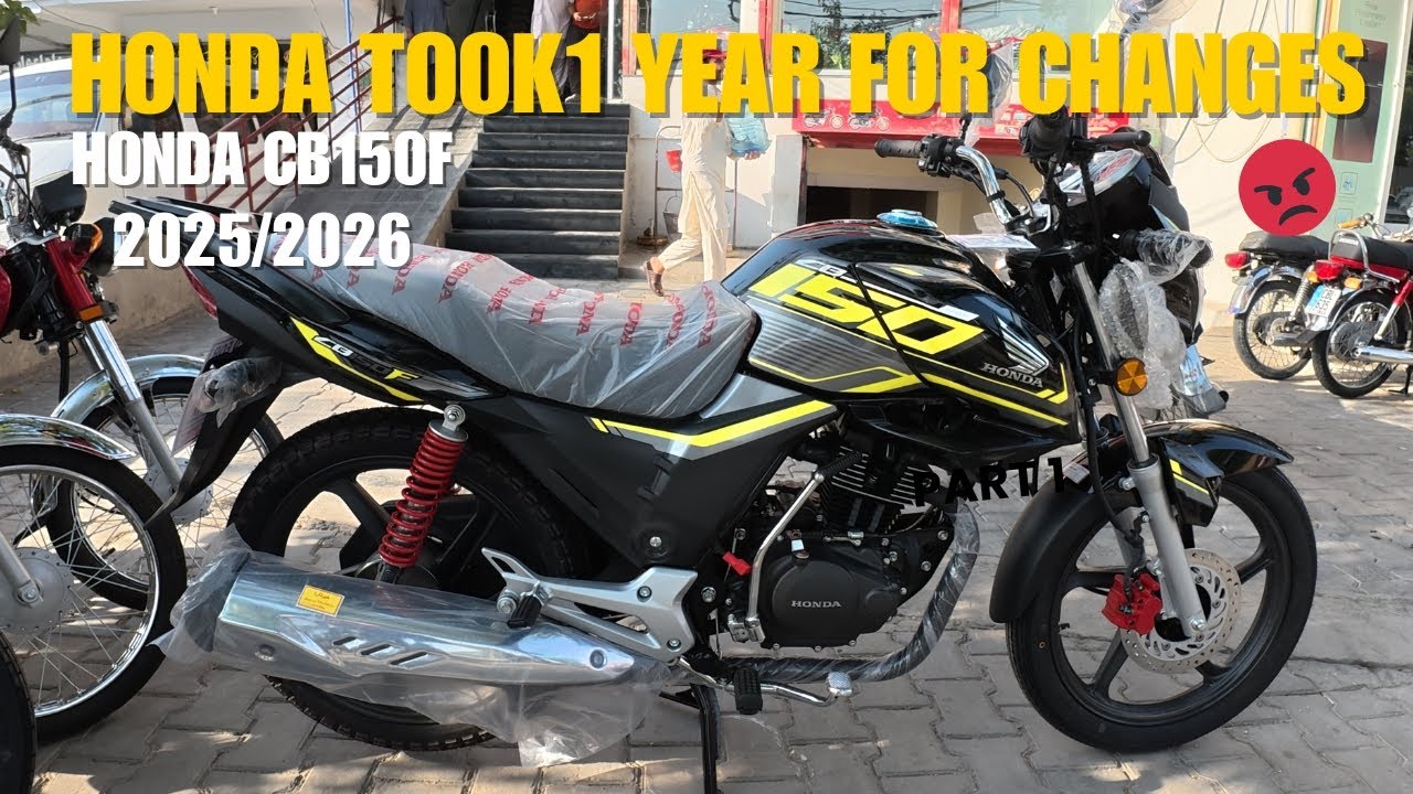 Honda CB150F 2025/2026 Black Edition Full Review | Features, Price in Pakistan - YouTube