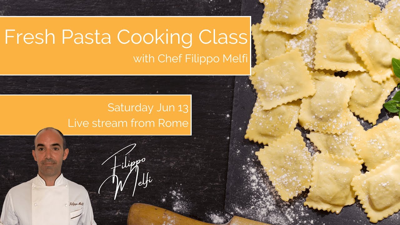 Fresh Pasta Live Stream Cooking Class - YouTube